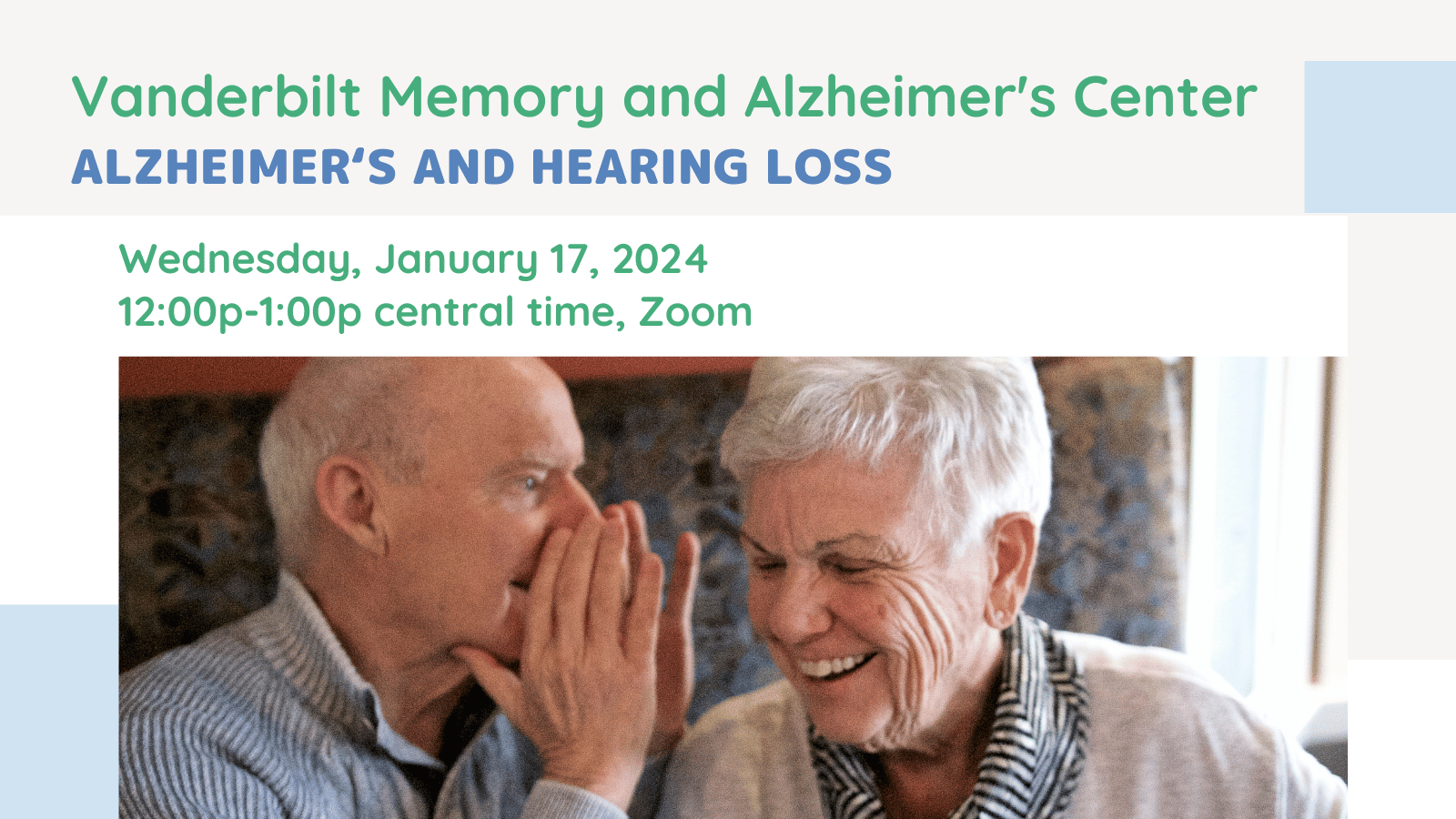 For The Community | Vanderbilt Memory and Alzheimer's Center